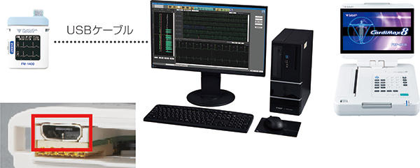 ホルター記録器 Digital Walk FM-1400 - フクダ電子株式会社